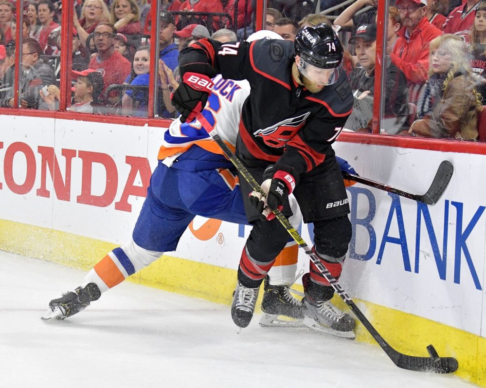 Jaccob Slavin's Elite Defensive Stick on Display in Game 3 - The Point ...
